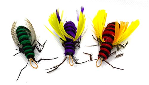Litterboy Colored Flies Attachment - 3 Pack - Fits Popular Wand Toys