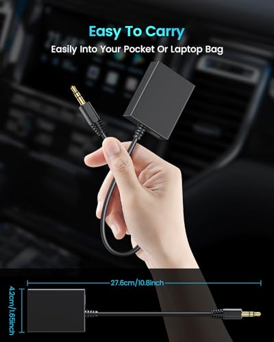 ANDTOBO USB to Aux Audio Adapter, 3.5mm Male to USB Female for Playing Music with USB Drive in Your Car