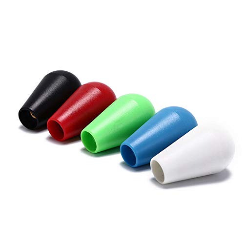 Alvatron Set of 2 Joystick Bat Tops for Arcade1up, AtGames Legends Ultimate Arcade, Pandora's Box (Black/White)