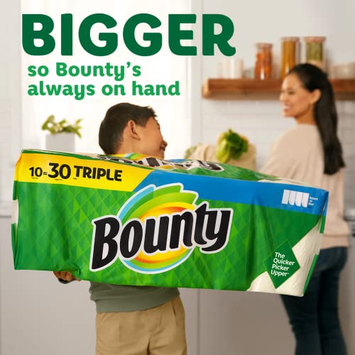 Bounty Select-A-Size Paper Towels, White, 8 Double Plus Rolls = 20 Regular Rolls