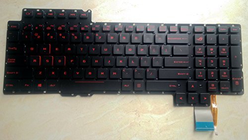 EJTONG New for Asus ROG G752V G752VM G752VS-RB71 G752VY-RH71 G752VT-DH72 G752VS-XS74K G752VY-DH78K G752VL-DH71 Gaming Keyboard US Layout with Backlit 0KNB0-E610US00 0KN0-SI1US11 V153062AS1US
