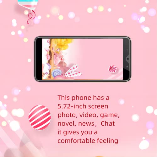 aderroo Unlocked Cell Phone,Y99 Android Smartphone, 5.72-inch IPS Full-Screen,Dual SIM Card,1GB RAM 8GB ROM,Only Supports Dual SIM Card Frequency Band of 3GWCDMA :850/2100MHZ(red)