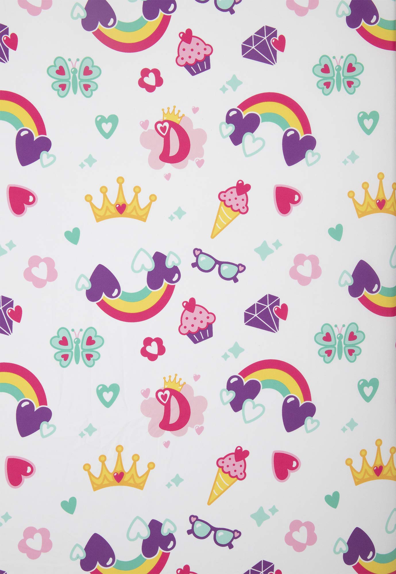 Love Diana "Dream Super Big" 4Piece Toddler Bedding Set, Pink