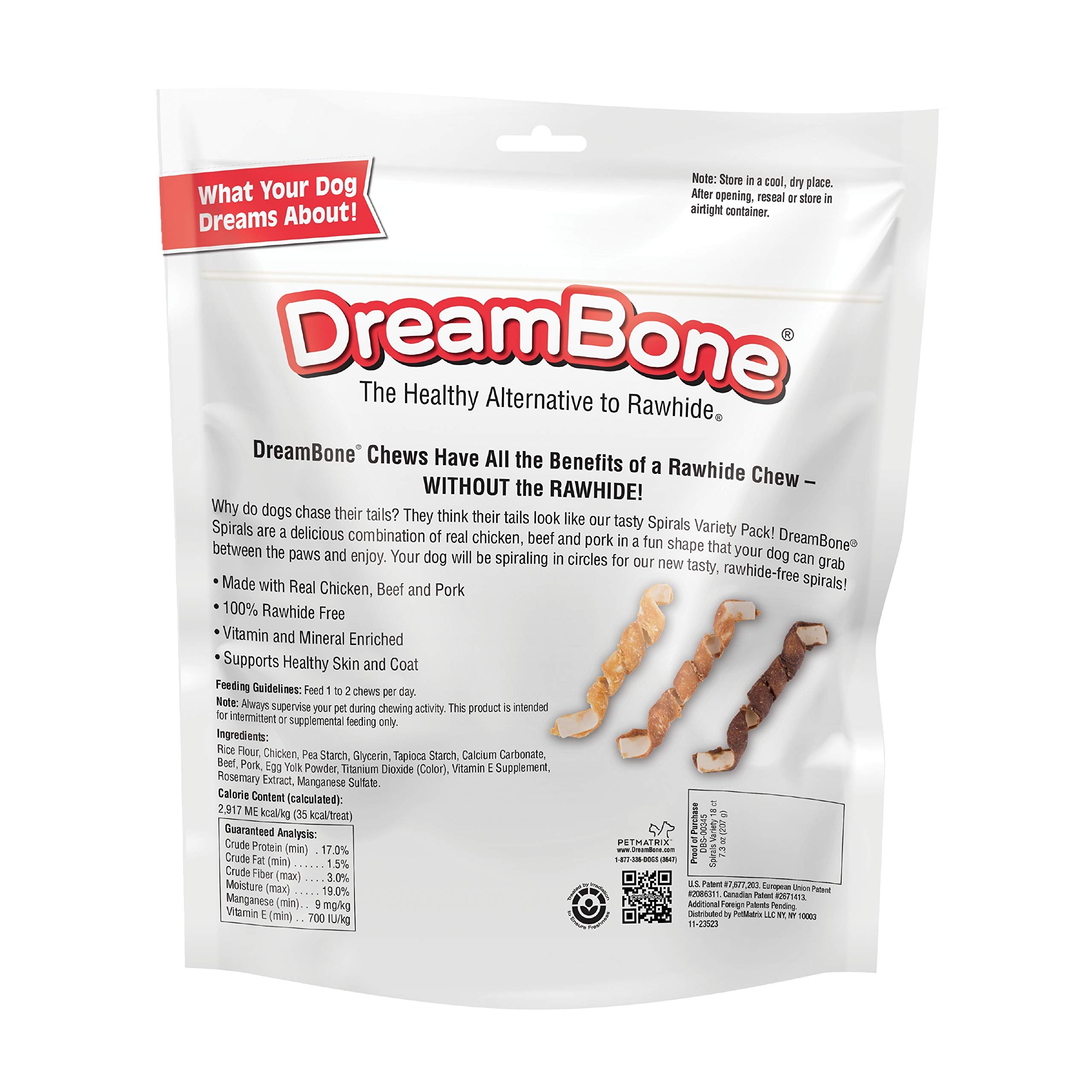 DreamBone DreamChips and Spirals Variety Dog Chews (24 Count)