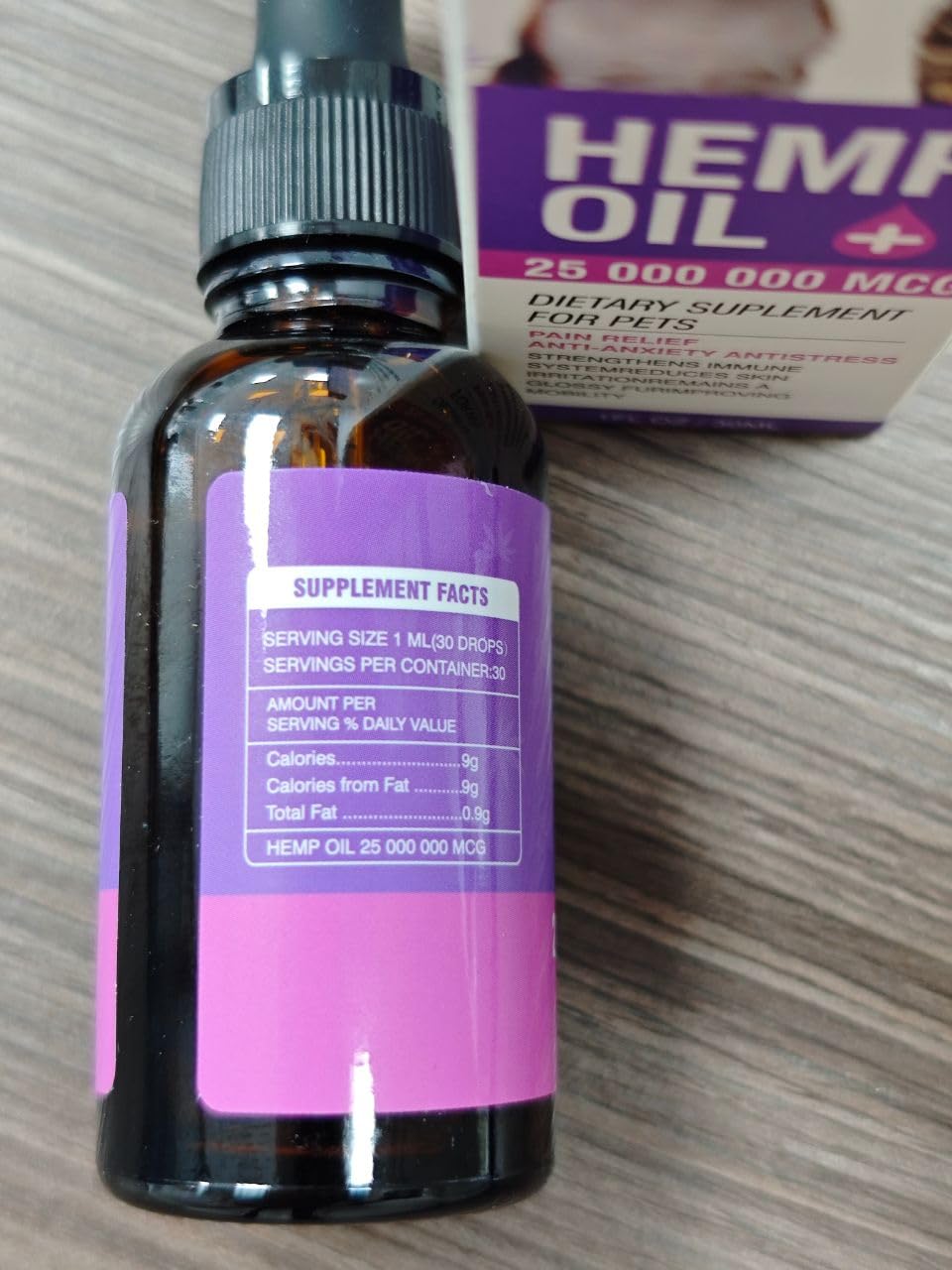 MAZHAOX Calming Drops Help Dog Cat Pain Aggressive Pets Aid Treats Seizure Joint Hip Inflammation Rich in Omega 3 6 9