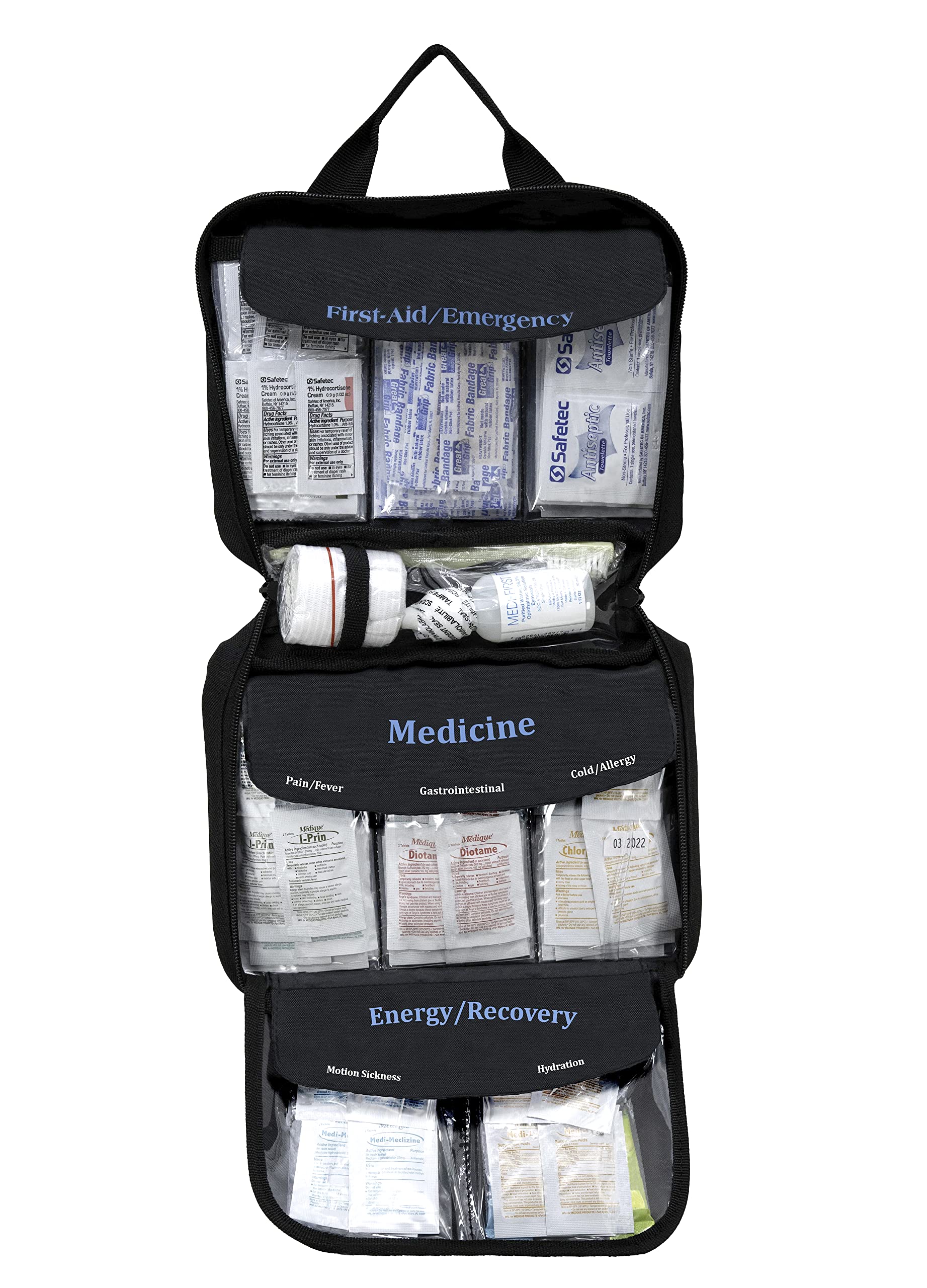 CruisePaks Essentials Personal First Aid & Medicine Accessories 150 Piece | Basic | Travel Kit