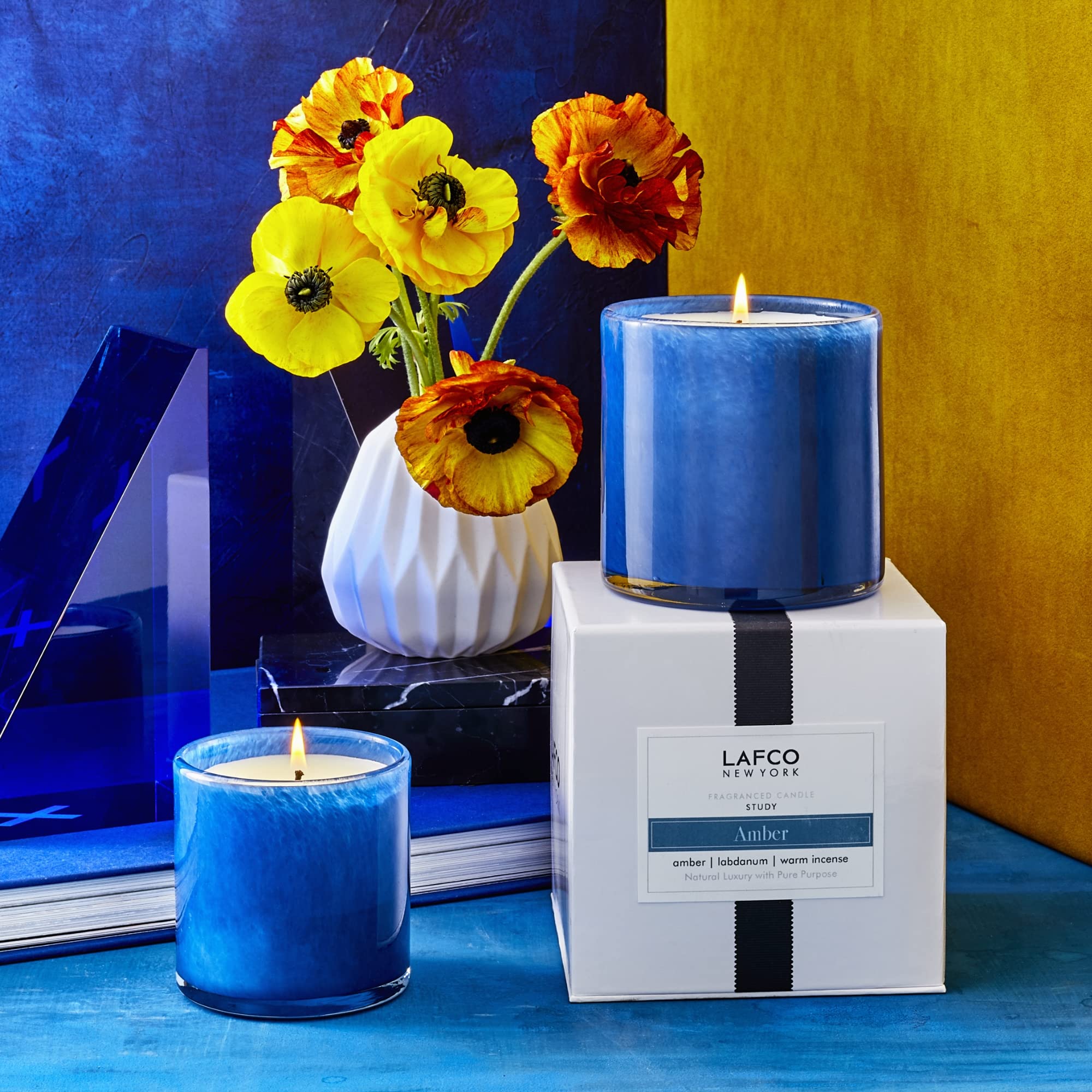 LAFCO LAFCO Amber Signature Candle, Study, 15.5 oz.