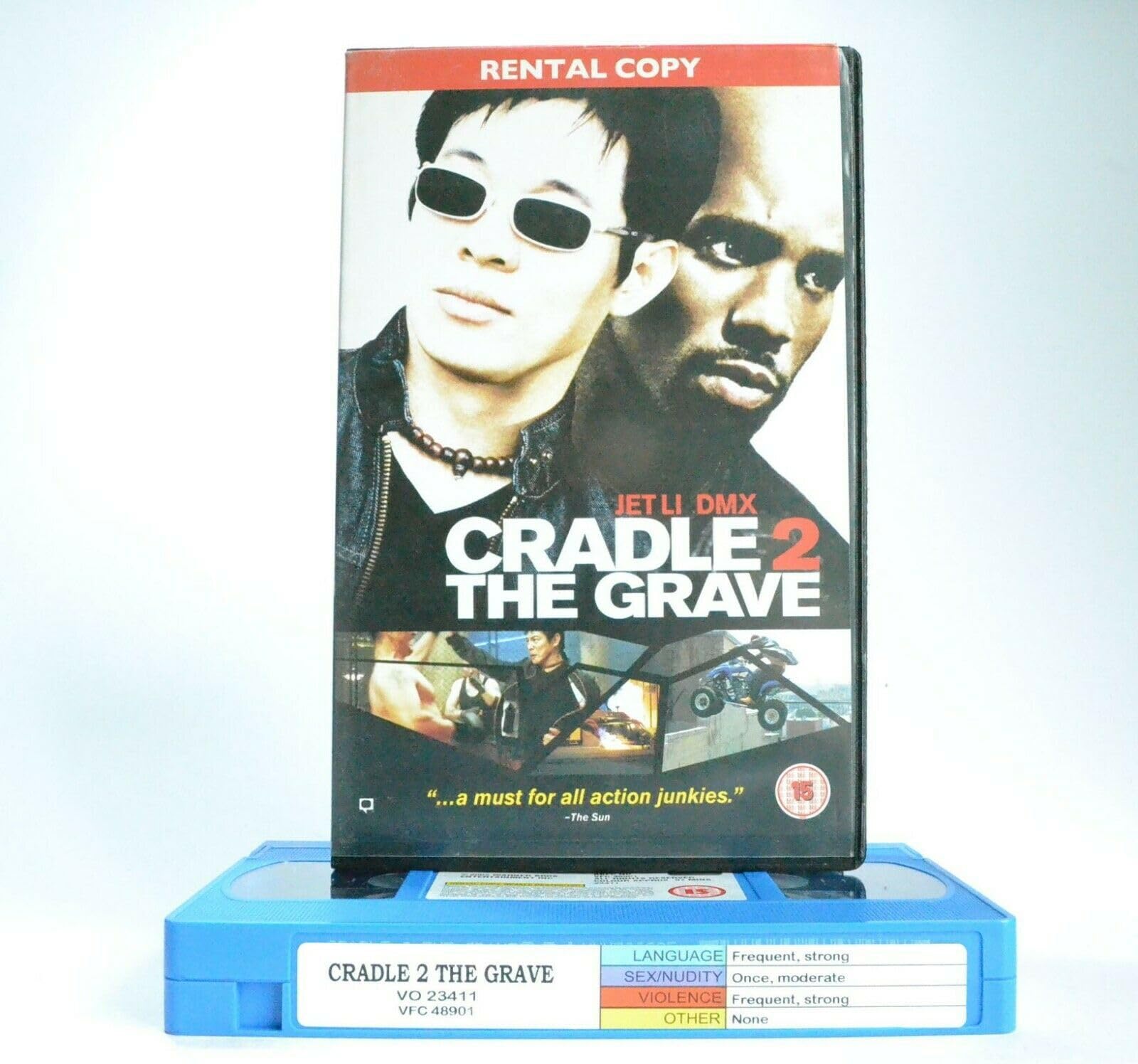 Cradle 2 The Grave: Action/Martial Arts (2003) - Large Box - J.Li/DMX - Pal VHS