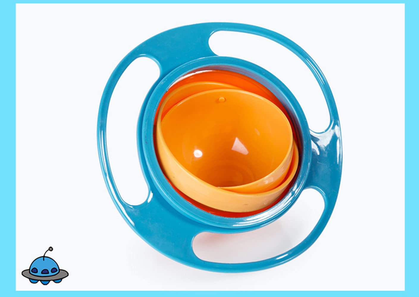 360 -baby Spill Resistant Gyro Bowl with Lid