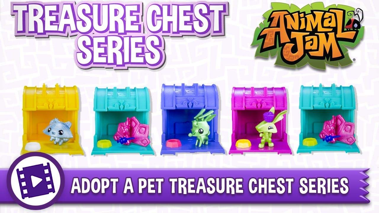 Animal Jam Adopt a Pet Treasure Chest Sealed Mystery Box of 24 Chests Game Code