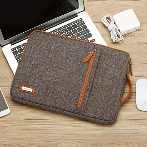 LONMEN 15.6 inch Laptop Sleeve Case Water-Resistant Notebook Handle Bag for Lenovo Flex 4/Yoga 720/Ideapad 330 321S Laptop/ThinkPad P1/HP Envy x360 15/ASUS ROG Zephyrus S/Dell Latitude 3590,Blue