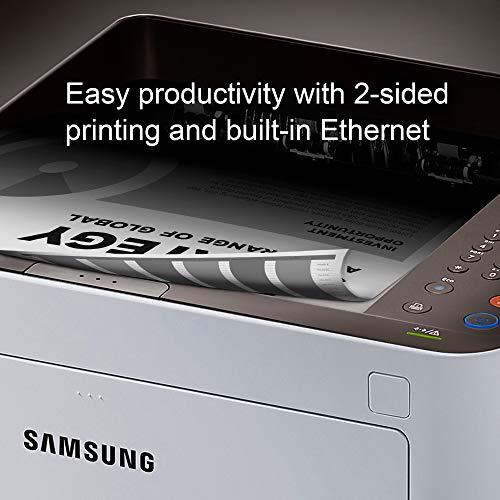 HP Samsung ProXpress M4020ND Monochrome Laser Printer with Mobile Connectivity, Duplex Printing, Built-in Ethernet, Print Security & Management Tools (SS383K)