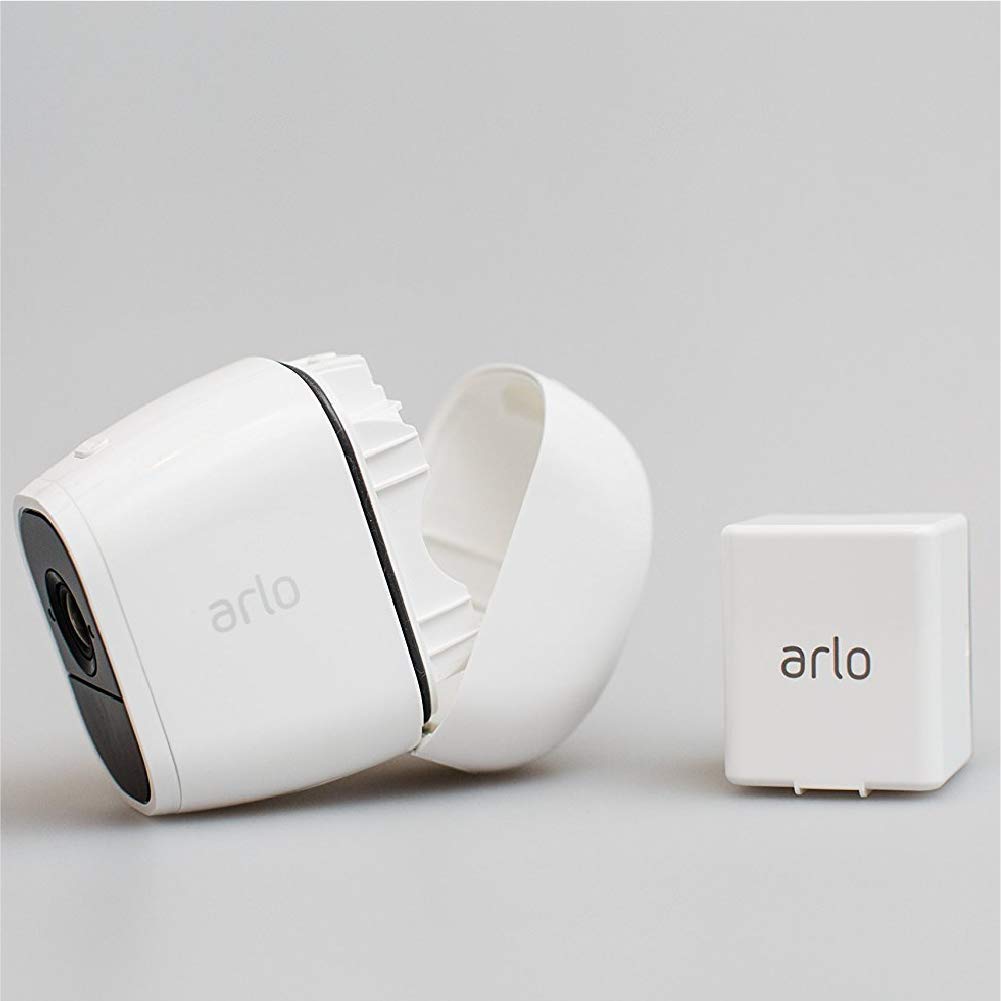 Arlo VMS4230P-100NAS Pro 2 - Wireless Home Security Camera System with Siren, Rechargeable, Night Vision, Indoor/Outdoor, 1080p, 2-Way Audio, Wall Mount, Cloud Storage Included, 2 Camera Kit