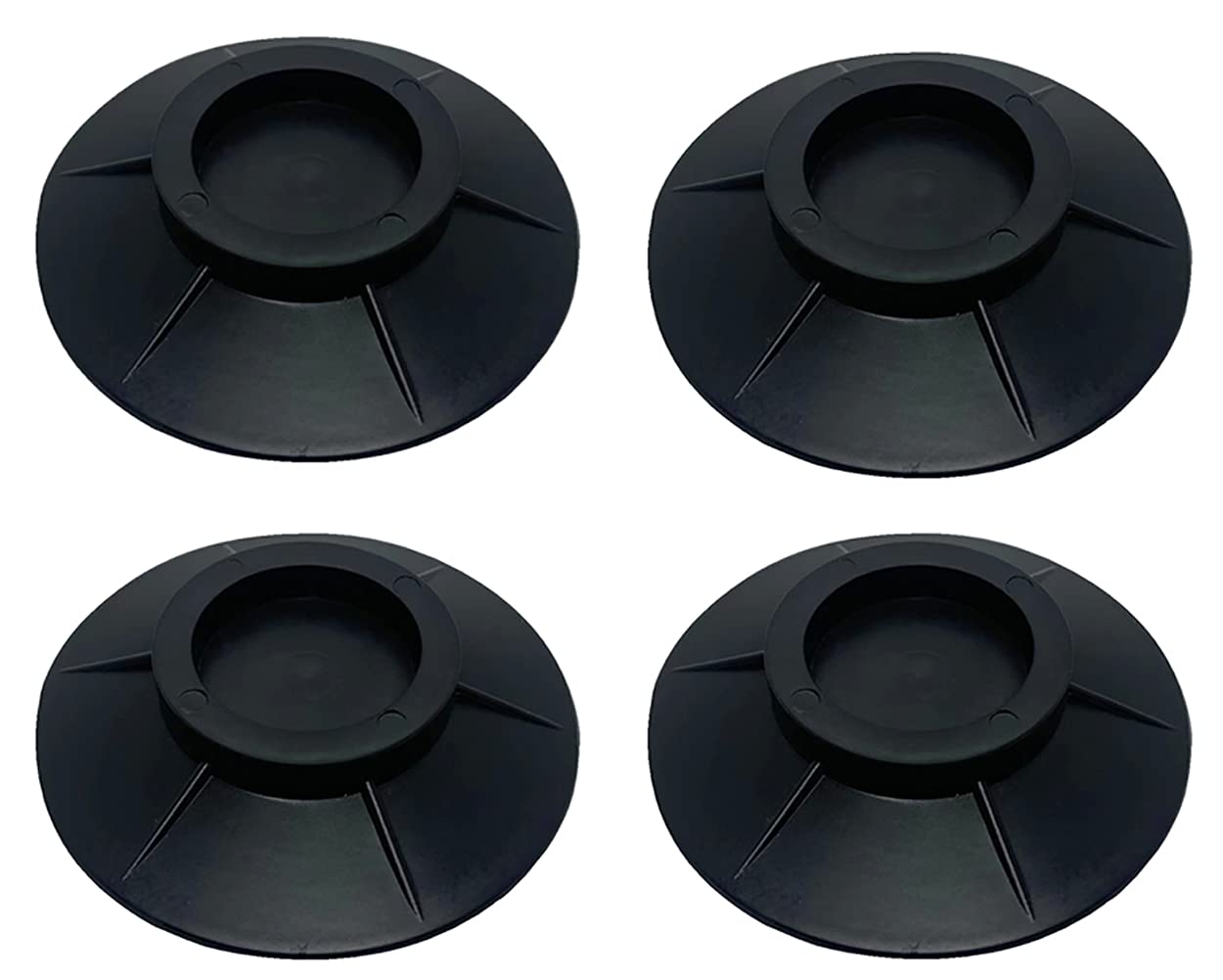 4 Pack Anti Vibration Pads for Washing Machine Washing Machine Rubber Foot Pads for Prevent Washer and Dryer From Walking and Reduce Noise Fits All Models