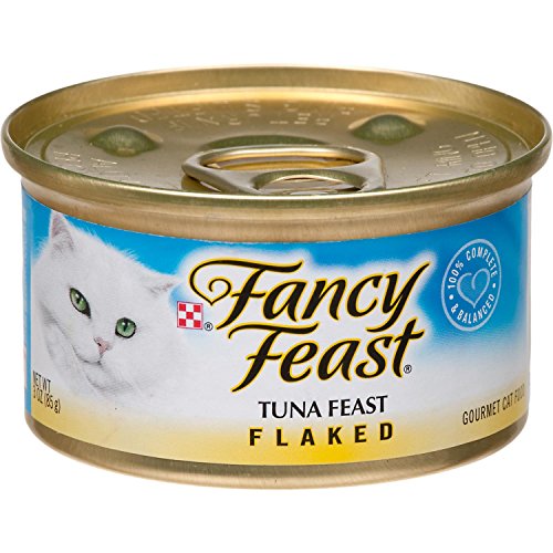 Fancy Feast Flaked Tuna Canned Cat Food, 3 oz, Case of 24