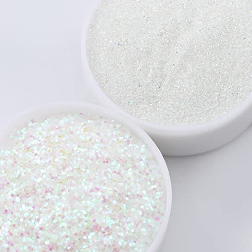 Craft and Party, Craft Glitter for Craft and Decoration 1 Pound Bottled (Ultra Fine - 1/128", 0.008", 0.2mm, Iridescent)