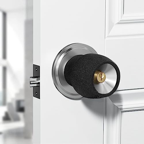 4PCS Round Door Handle Covers - Anti-Scald Door Knob Cushion Cover - Door Handle Protector for Summer and Winter