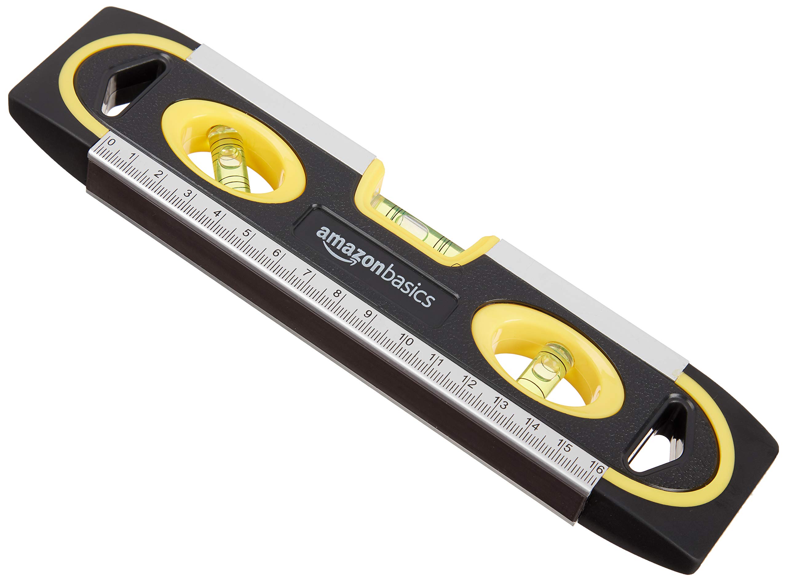 Amazon Basics 24-Inch Heavy Duty Shock Resistant Aluminum Alloy Magnetic Spirit Level