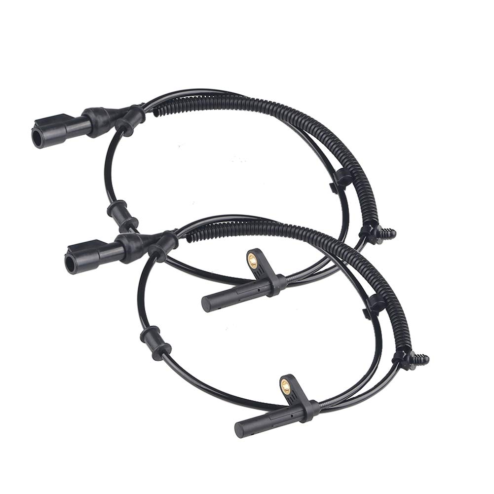 WMPHE Compatible with 1 Pair Front Left & Right ABS Wheel Speed Sensor Ford F150 2005 2006 2007 2008, Lincoln Mark LT 2007 2008, Replace OEM 7L3Z-2C204-A 695-044, Only for RWD Models