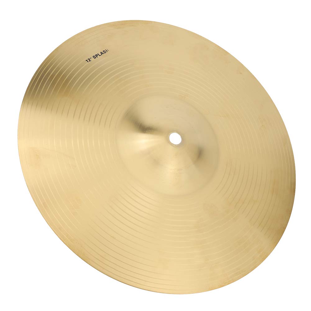 Bnineteenteam 12 inch Crash Cymbal Brass Crash Cymbal Musical Instrument Accessory for Drum Set