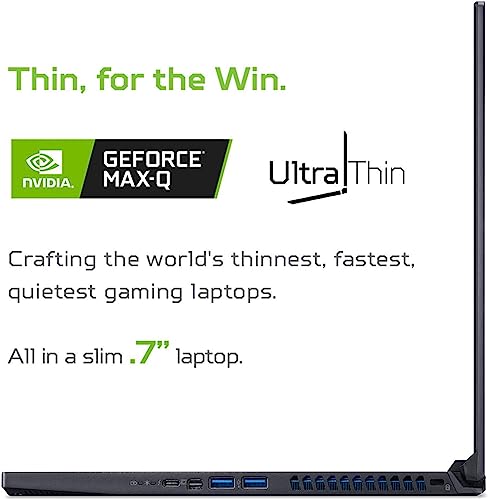 acer Predator Triton 500 PT515 15.6" FHD IPS 300Hz Gaming Laptop, 10th Gen Intel 6-Core i7-10750H, 64GB RAM, 2TB PCIe SSD, NVIDIA GeForce RTX 2070 8GB, RGB Keyboard, Windows 10 Home + HDMI Cable