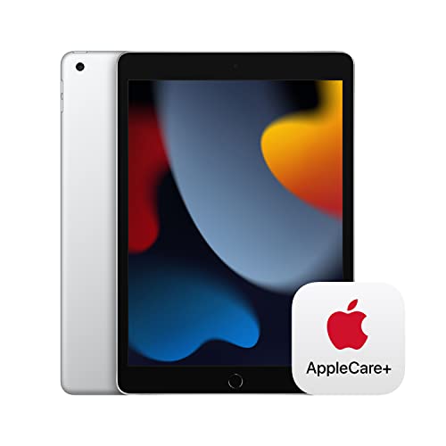 2021 Apple 10.2-inch iPad (Wi-Fi, 256GB) - Silver with AppleCare+ (2 Years)