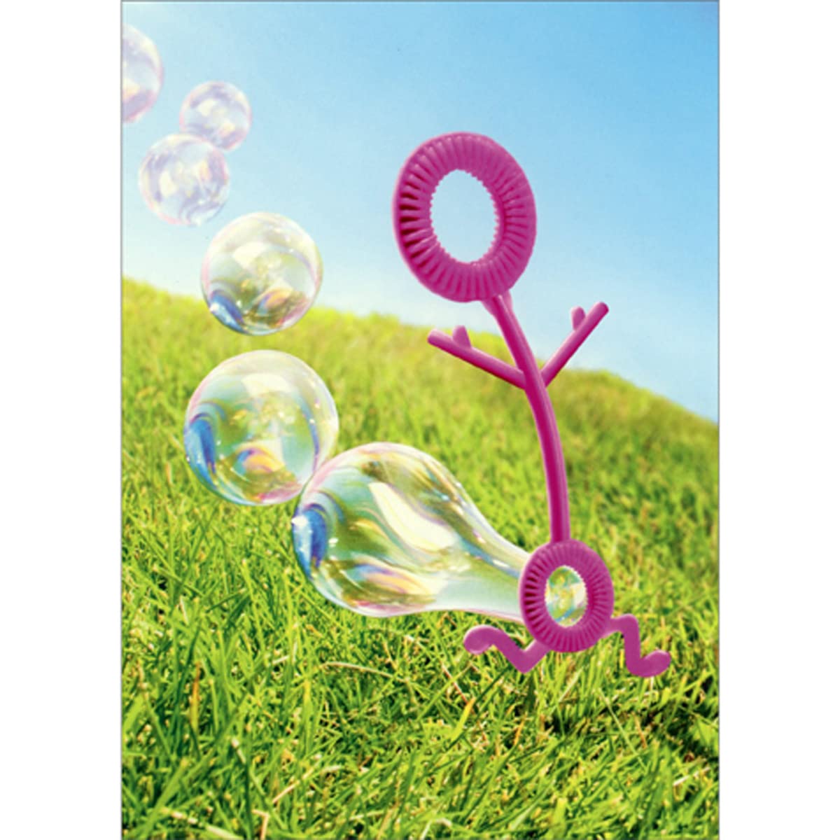 Avanti Press Running Bubble Wand Funny/Humorous Birthday Card