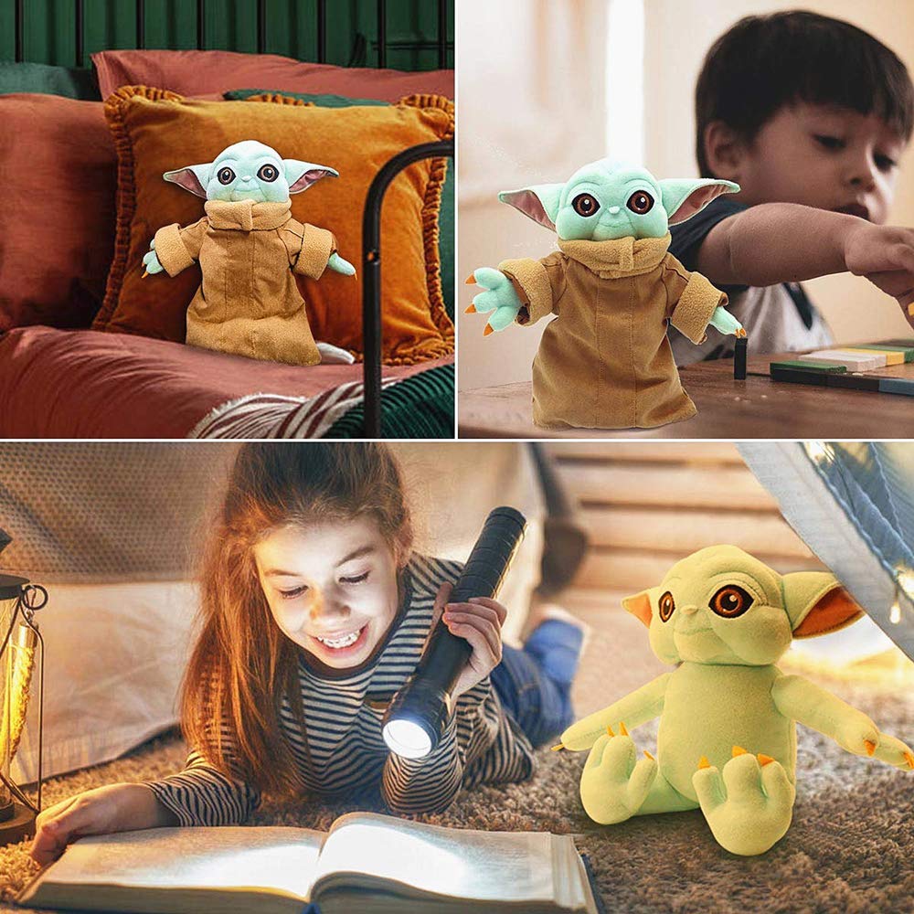 Baby Plush Toys Stuffed Doll Gift for Birthday Christmas Child for 11 inch with Fans and Kids (B)