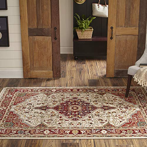 Momeni Lenox Area Rug, 7'6" X 9'6", Red