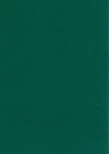 Hunter Green - Wool Felt Oversized Sheet - 35% Wool Blend - 1 12x18 inch Sheet