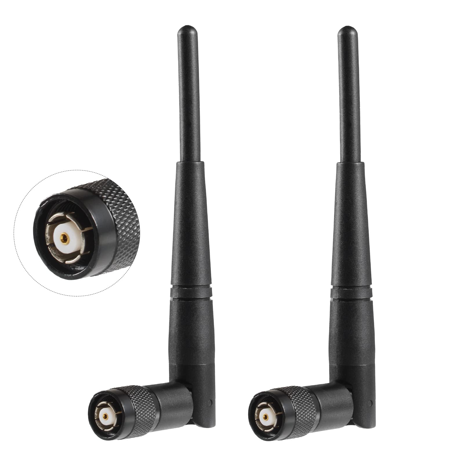 5dBi 2.4GHz WiFi Antenna RP-TNC Male Replacement Antenna Compatible with Trimble Robotic Total Stations TDS Ranger Data Collecter, for Wireless Linksys WiFi Router(Pack of 2), Eifagur