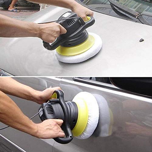 AIVS Car Polisher Pad Wool Bonnet Buffing Wheel Polishing Pad Waxer Pads for Car Buffer Bonnets Polisher, 5 Pieces(7"-8")