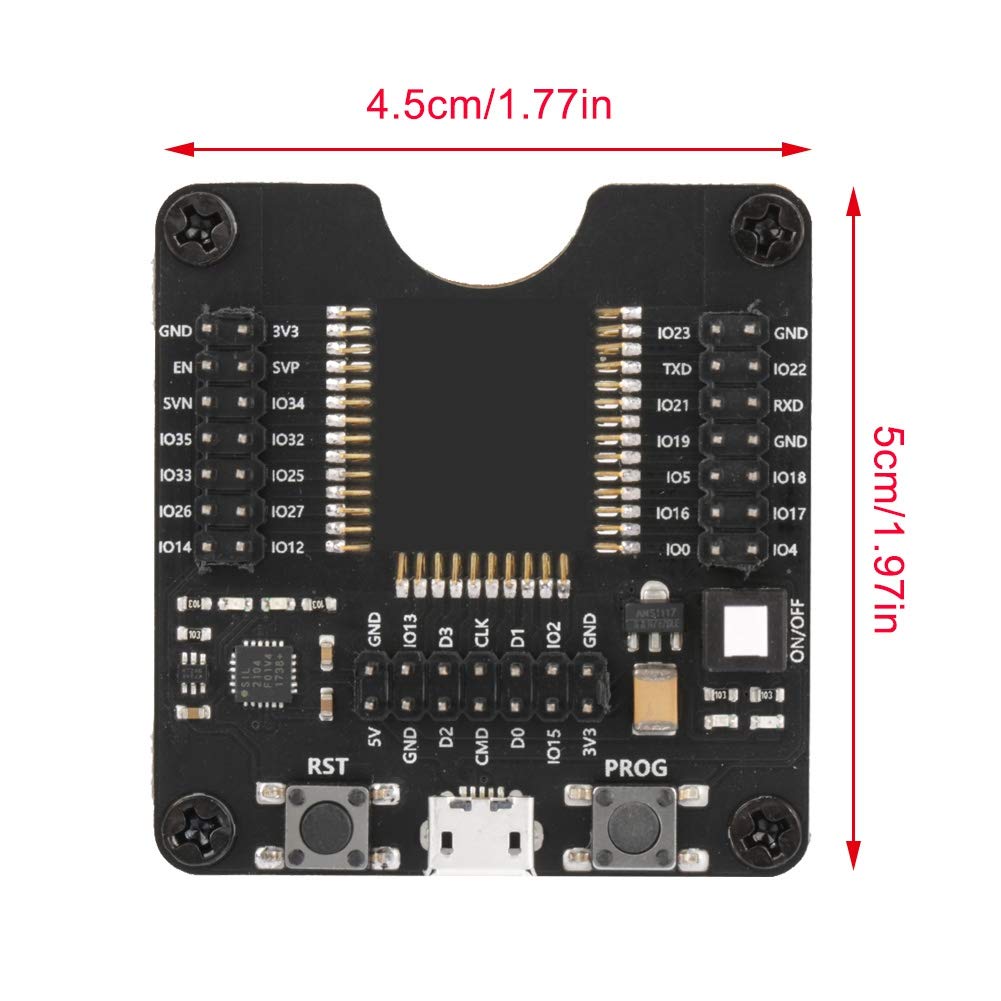 Oumefar ESP32 Development Board Module High Precision Test Burn Fixture Audio Development Board Module for ESP-WROOM-32 Minimum System