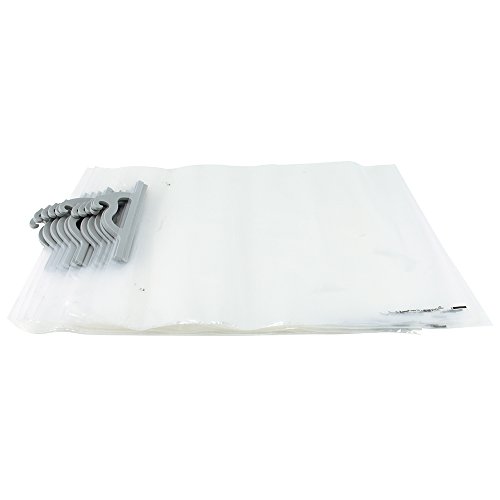 Monaco Deluxe Hang-Up Bags Gray Handle 25 inches x 20 inches 10 per Package