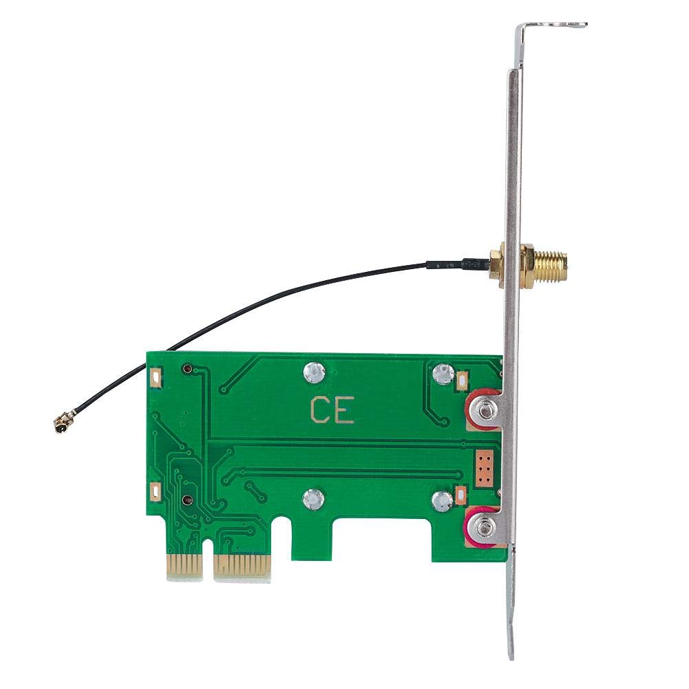 PCIe Network Card, PCI Express to Mini PCI Express Card Adapter, Network Ethernet LAN Mini PCI-E Riser PC to Laptop Network Card Adapter Converter