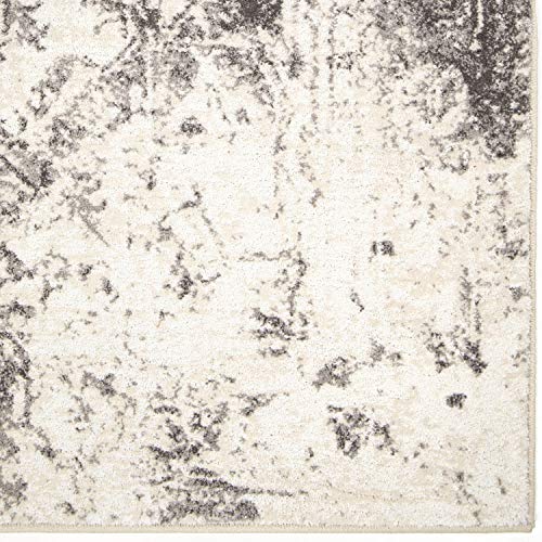 My Texas House Illusions The State House Natural Off White Area Rug, 5'3" x 7'6"