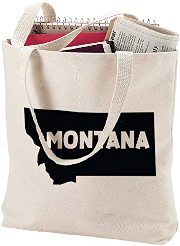 Montana state home hometown united states Natural Canvas Tote Bag funny gift