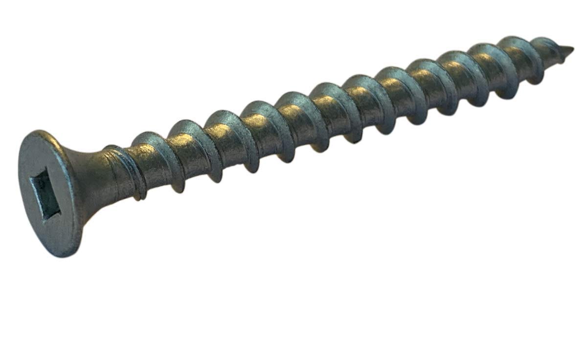 Small Parts 1024DQG #10-8 x 1-1/2" Bugle Square Drive Coarse Thread Sharp Point Deck Screw Dacrotized (Pack of 50)