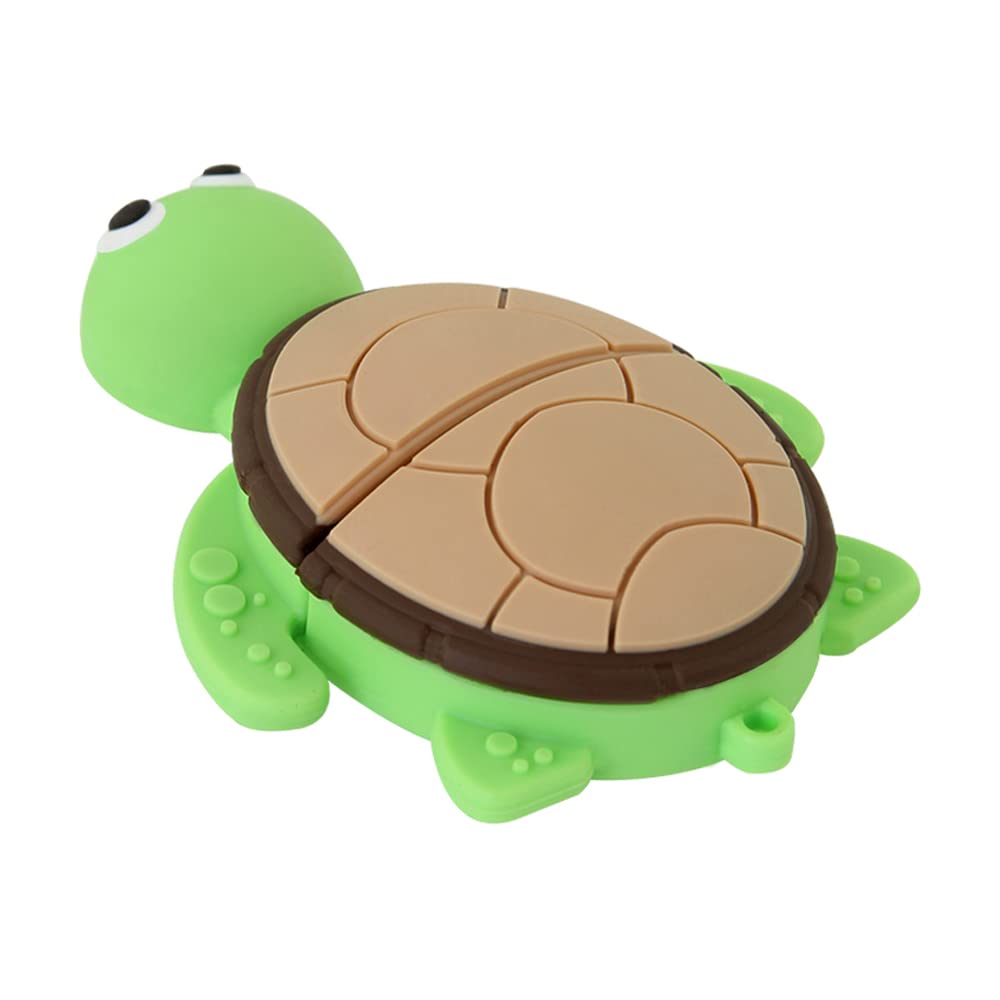 64GB USB 2.0 Flash Drive,Green Turtle USB Stick, Portable USB Memory Stick for Storage and Backup, Suitable for PC/ Laptop Portable Drives