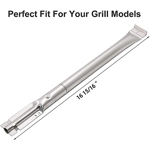 Criditpid Grill Replacement Parts for Kitchenaid 720-0745B 720-0745 720-0733A 720-0745A 720-0733, Grill Burner Heat Plate Shield Igniter Electrode for Jenn-Air 720-0720 Grill Models.