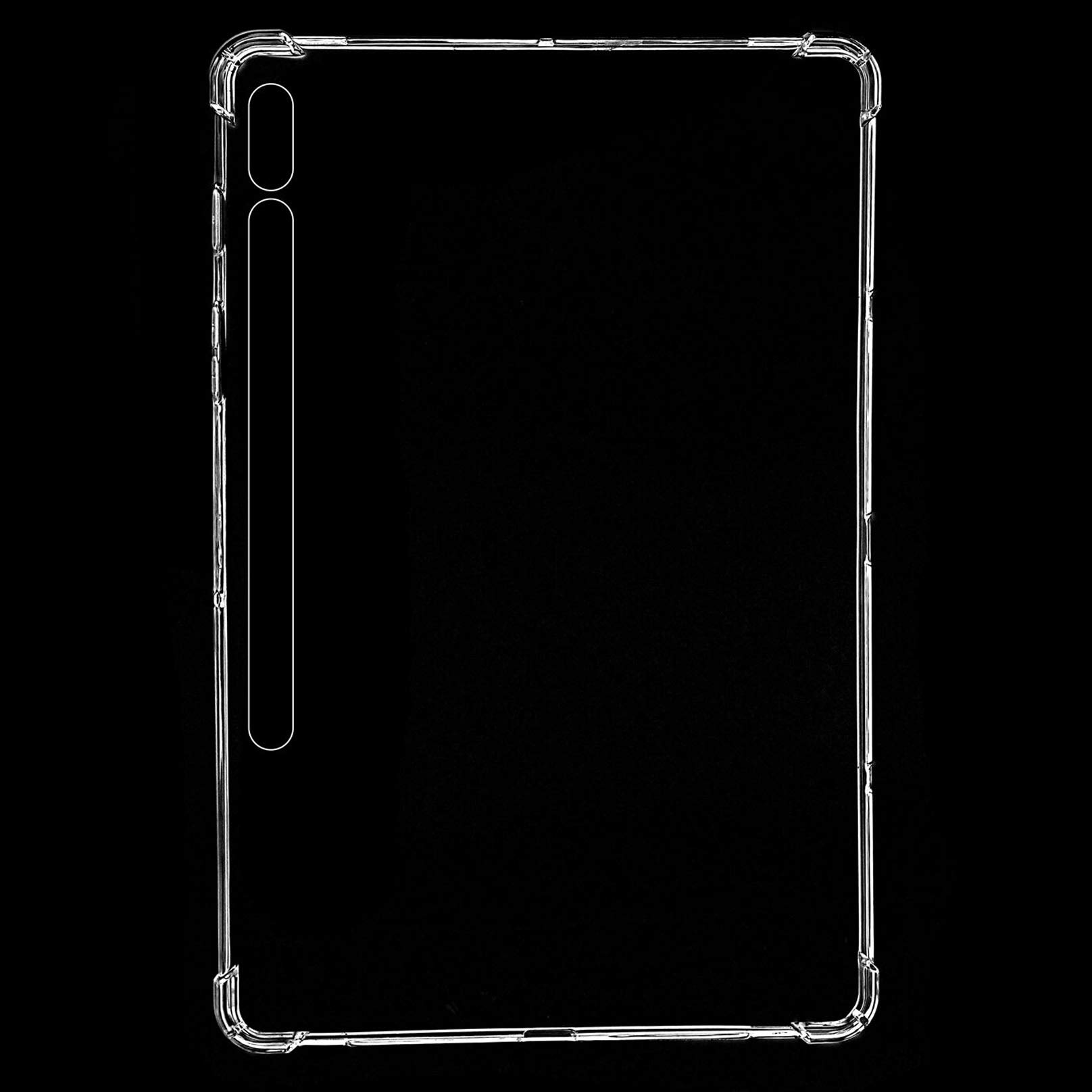 SFFINE Clear Case for Samsung Galaxy Tab S8 2022 and Galaxy Tab S7 2020 Tablet,[Thick Corner] Transparent Thin Slim Soft Flexible TPU Gel Silicone Protective Case Cover for Galaxy Tab S8/S7 11 Inch