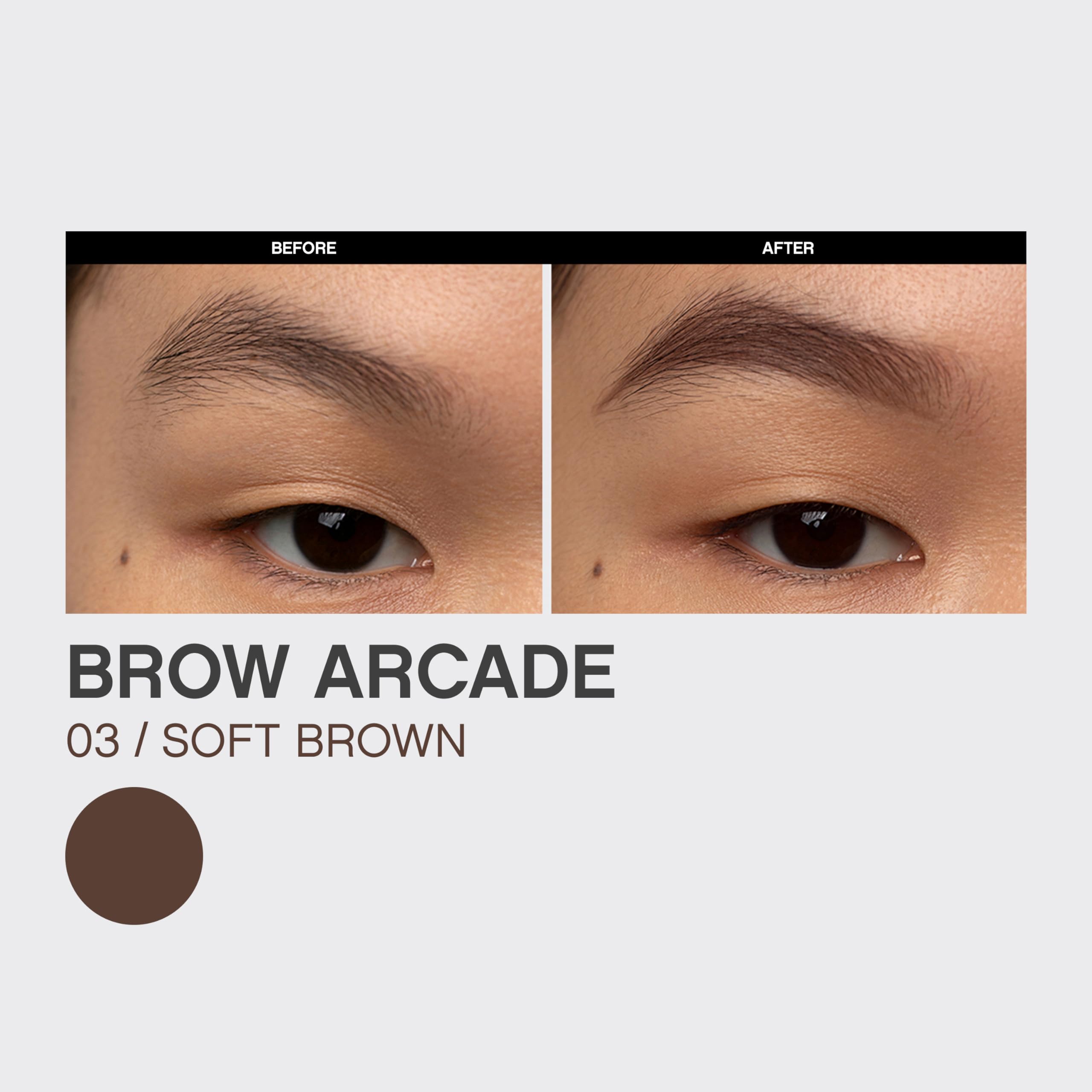 Vivienne Sabo Paris - Automatic Eyebrow Pencil Brow Arcade, Chestnut (Shade 03), Natural Looking Brows, All Day Wear, Cruelty Free