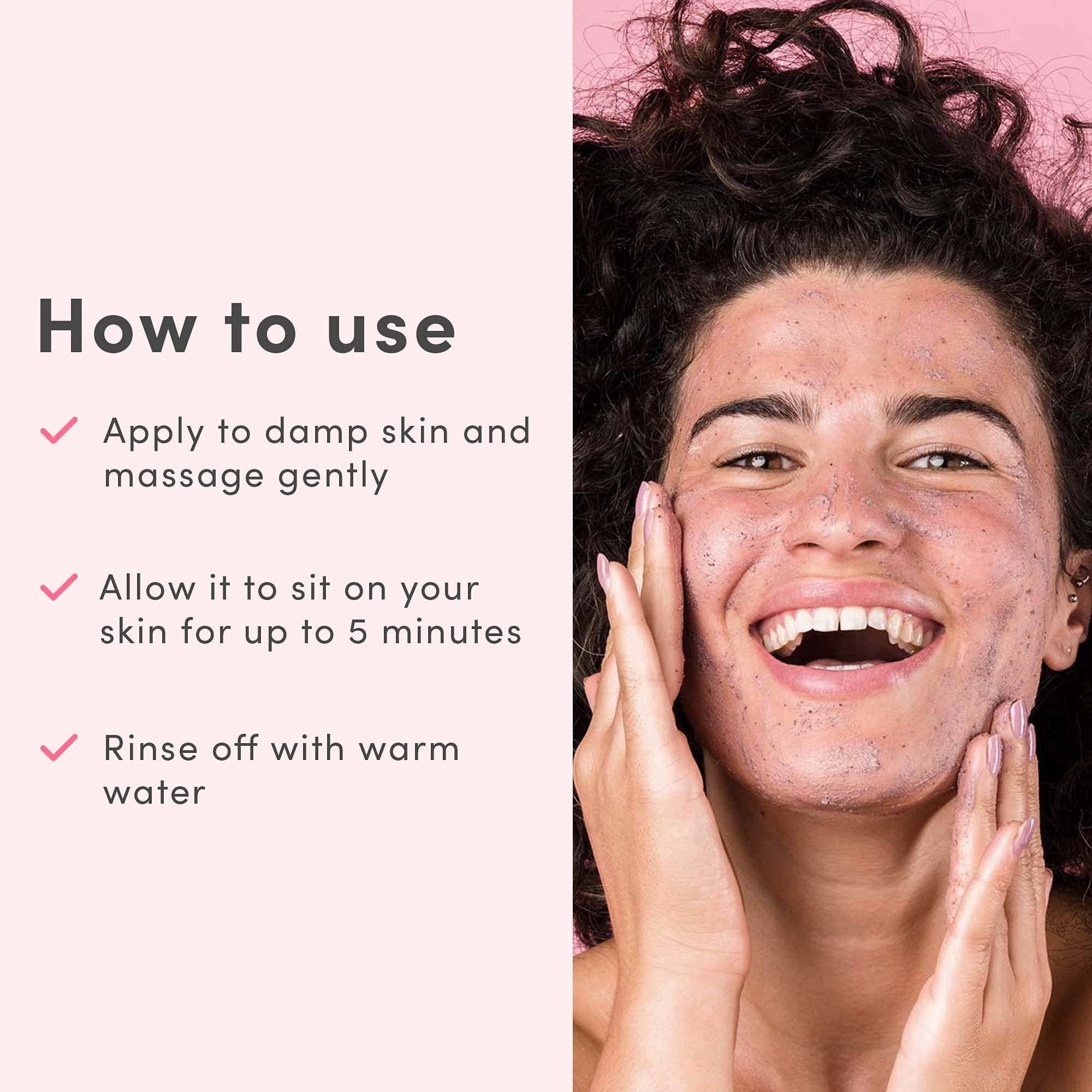 Sand & Sky Flash Perfection Exfoliating Treatment Face Scrub - Face cleanser Australian Pink Clay Moisturizing Facial Exfoliator For Face | With Rosehip, Grapeseed, Olive Oil (3.4 oz)