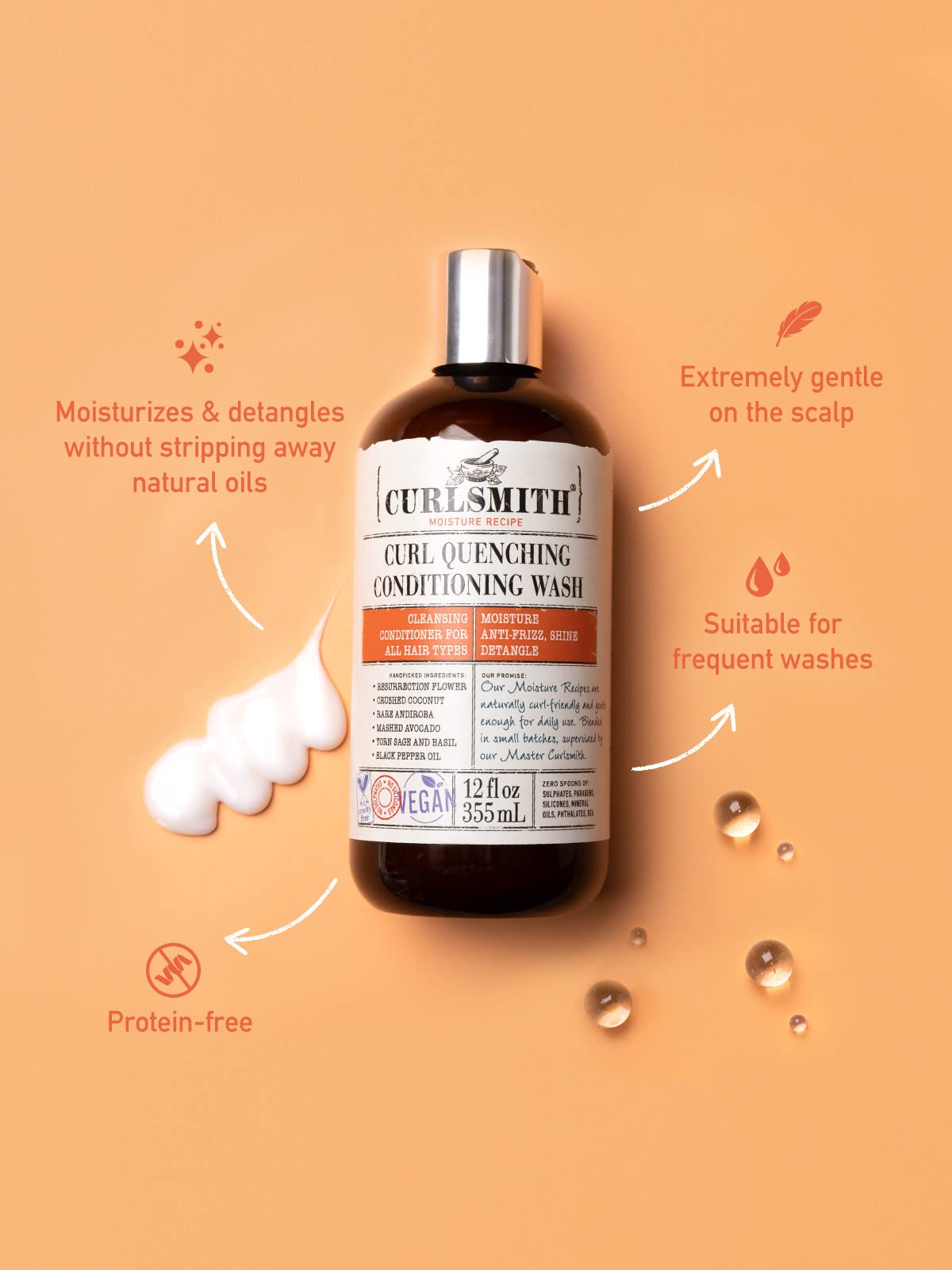 CURLSMITH - Curl Quenching Conditioning Wash (12 oz)
