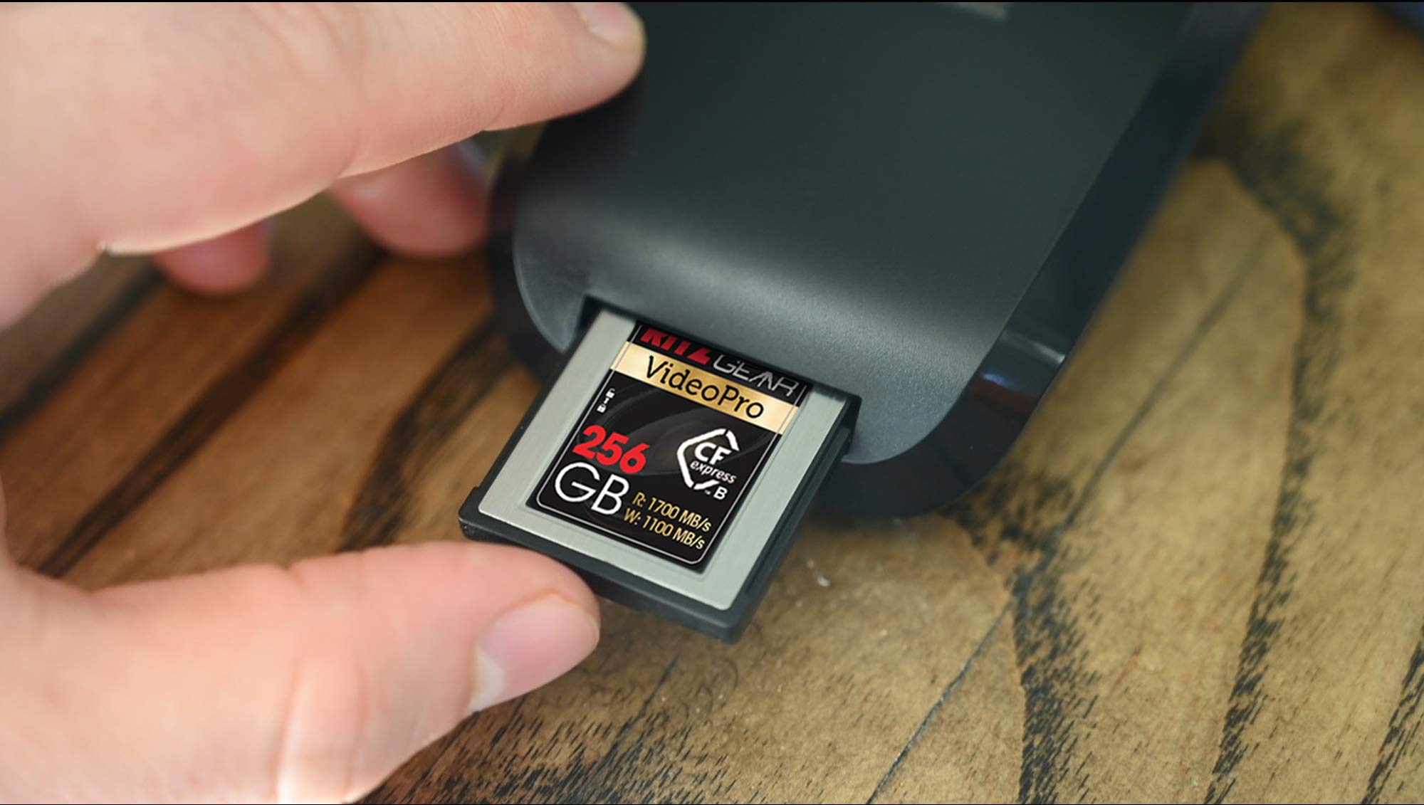 RITZ GEAR VideoPro CFExpress Type B 128GB Card (1550/550 R/W), Pairs with Panasonic & Canon DSLR Cameras. (Not Recommended For Nikon cameras)