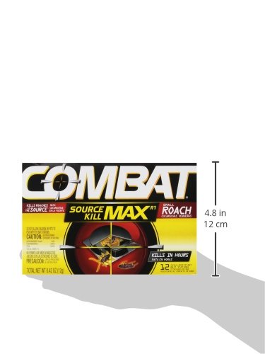 Combat Source Kill Max R1 Roach Bait, 12 Count