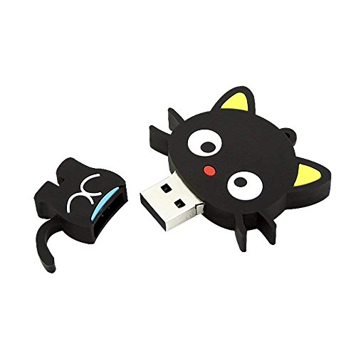 Cute and Novelty Animal Series Standing Cat Shape Design 32GB USB 2.0 Flash Drive Pen Drive Memory Stick Cartoon Thumb Drive Lovely Jump Drive Data Storage U Disk Gift