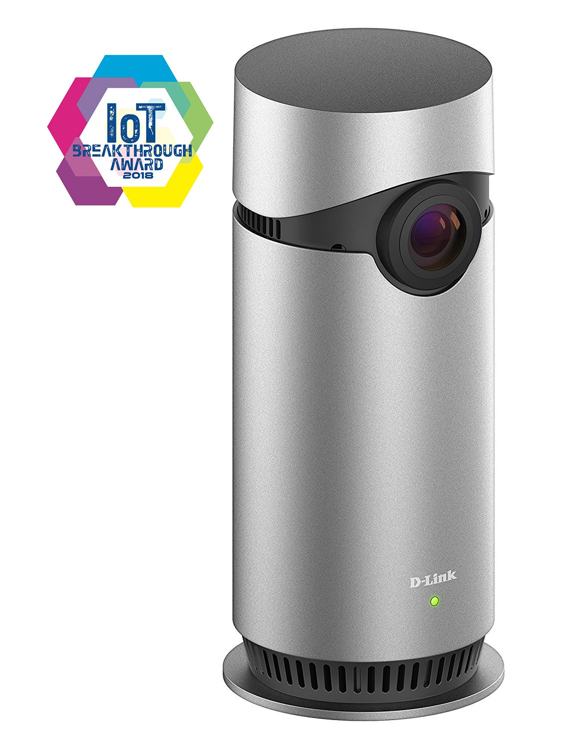 D-Link Indoor Home Security Camera Omna 180 Degree Cam, HD 1080P, Works with Apple HomeKit, Night Vision, 2 Way Audio, MicroSD Record (DSH-C310/AN)