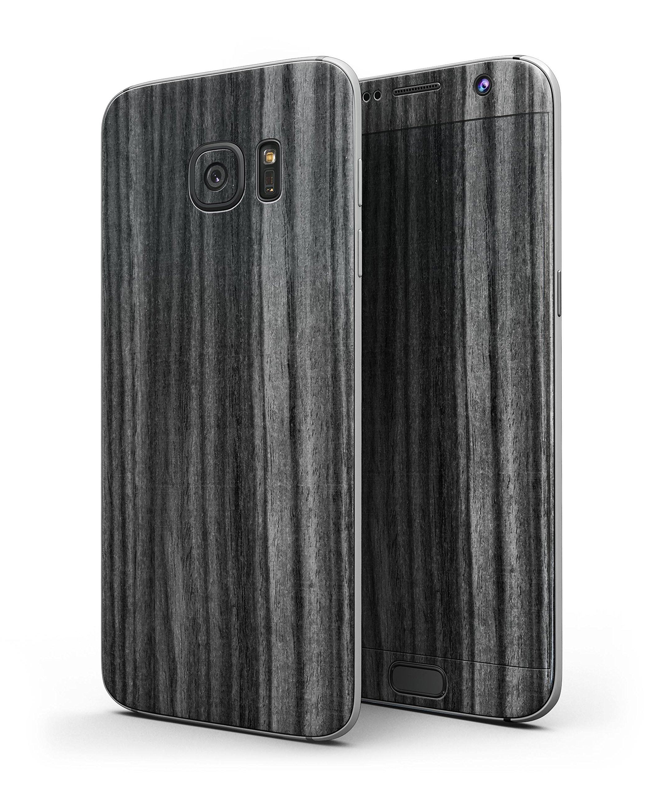 Design Skinz Design Skinz Dark Ebony Woodgrain Full-Body Wrap Decal Skin-Kit for The Galaxy S9 Plus