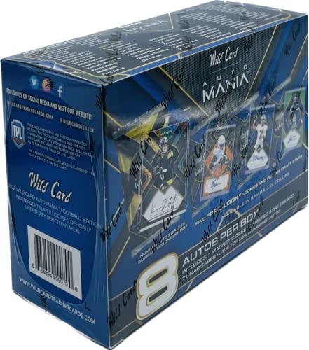 2022 Wild Card Auto Mania Football Hobby Box